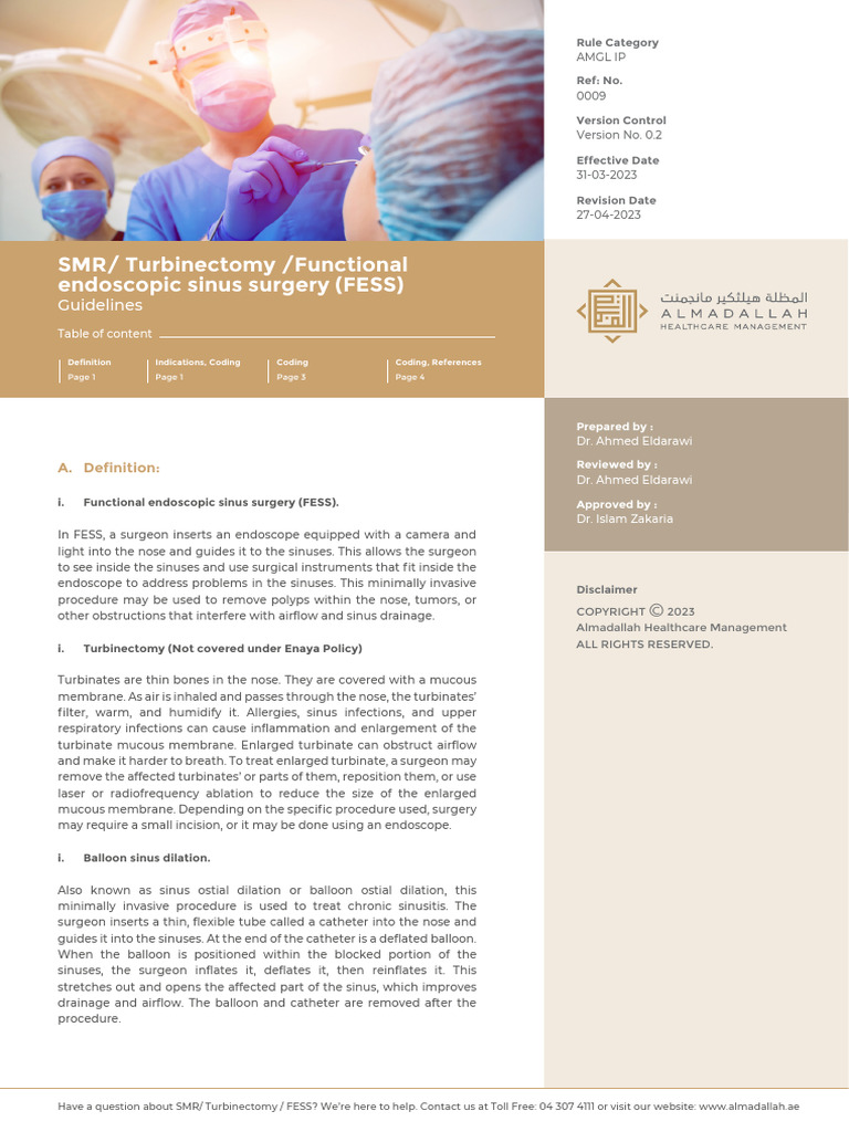 SMR Turbinectomy Guideline Final 01 486897b85f | PDF | Human Nose ...