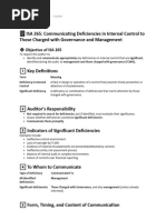 ISA 260: Governance Communication Guide | PDF | Financial Audit ...