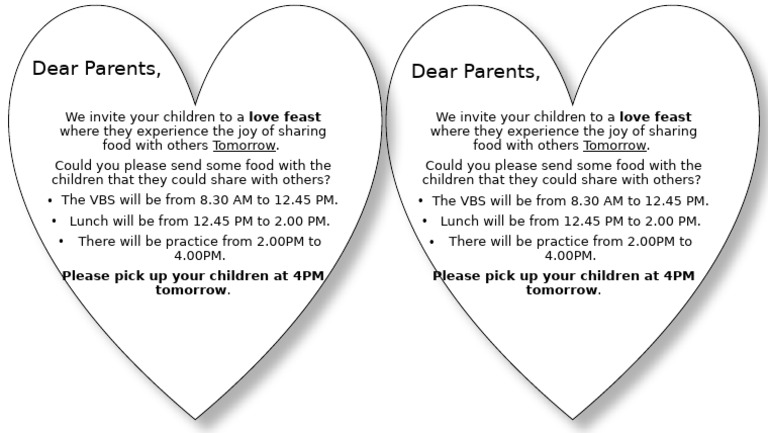 Dear Parents | PDF