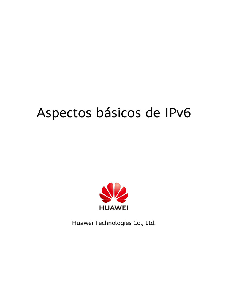 11.Aspectos Básicos de IPv6 | PDF | Yo Pv6 | Protocolos de internet
