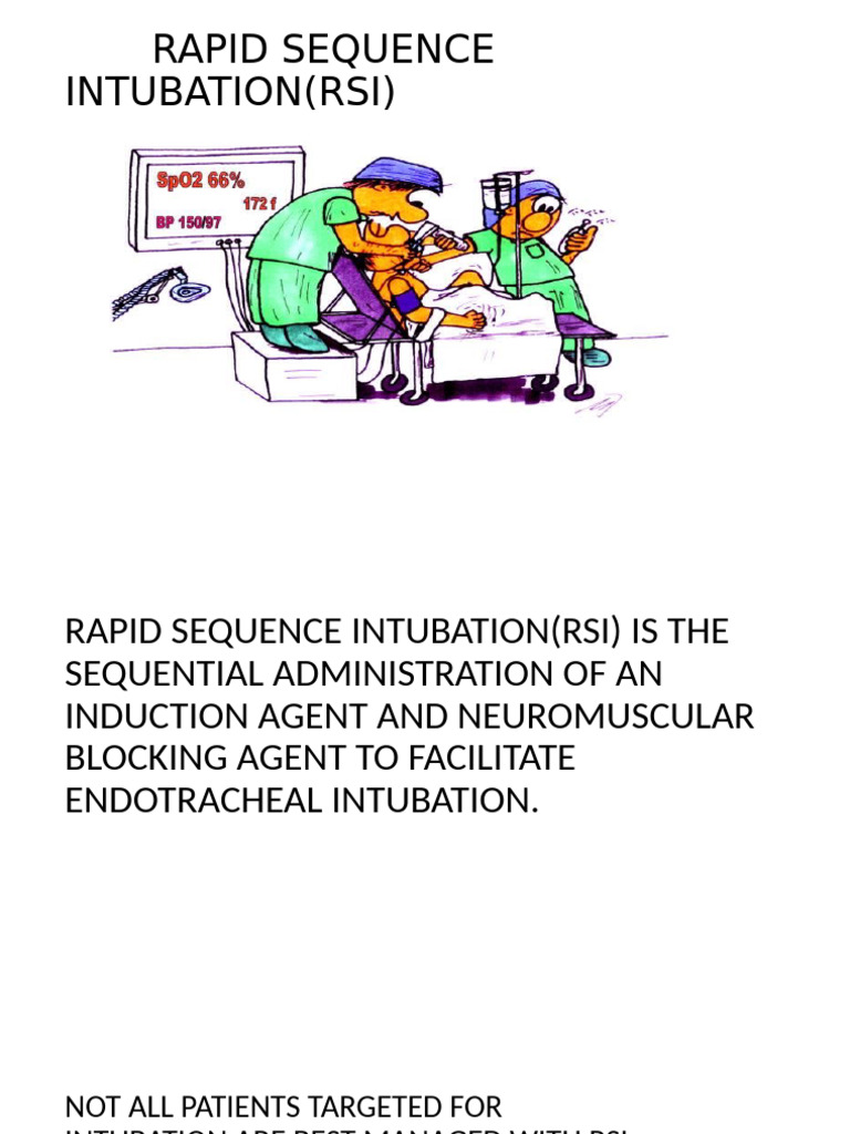 Rapid Sequence Intubation (Rsi) | PDF | Medical Treatments | First Aid