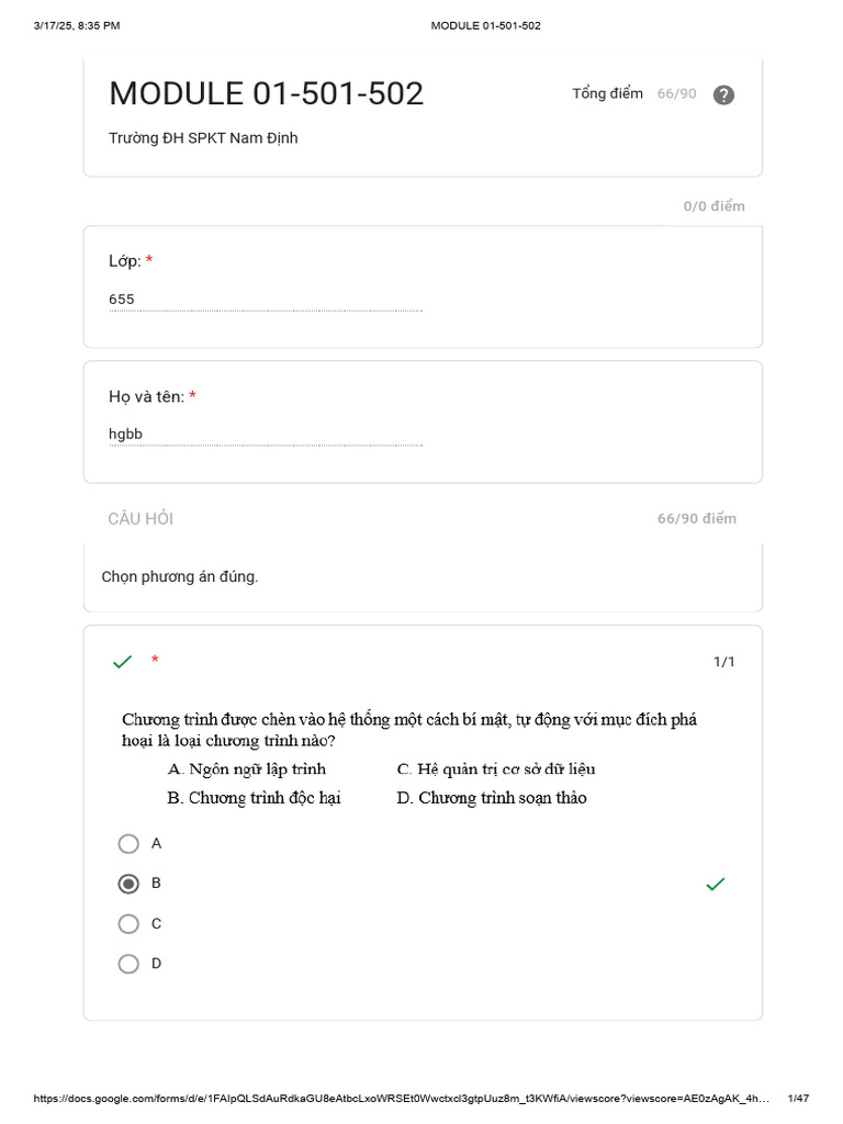 Module 01-501-502 | PDF