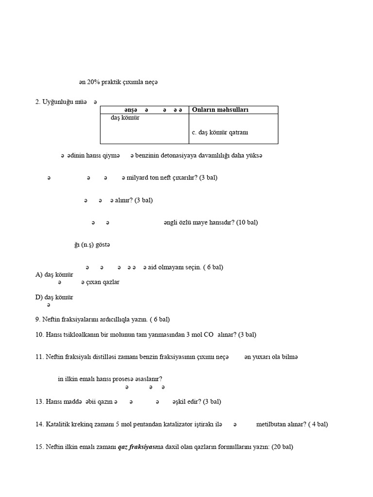 KSQ-6 X Sinif B Variantı-1 | PDF
