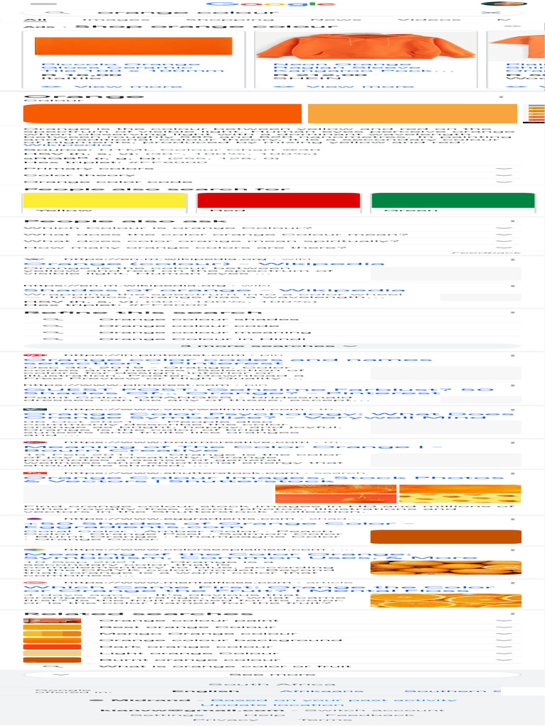 Understanding the Color Orange | PDF | Color | Yellow