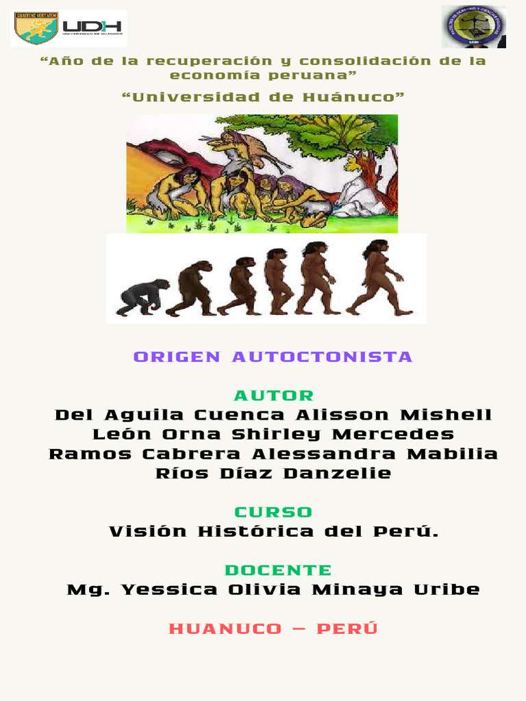 Infografia Origen Autoctonista | PDF | Andes | Era precolombina