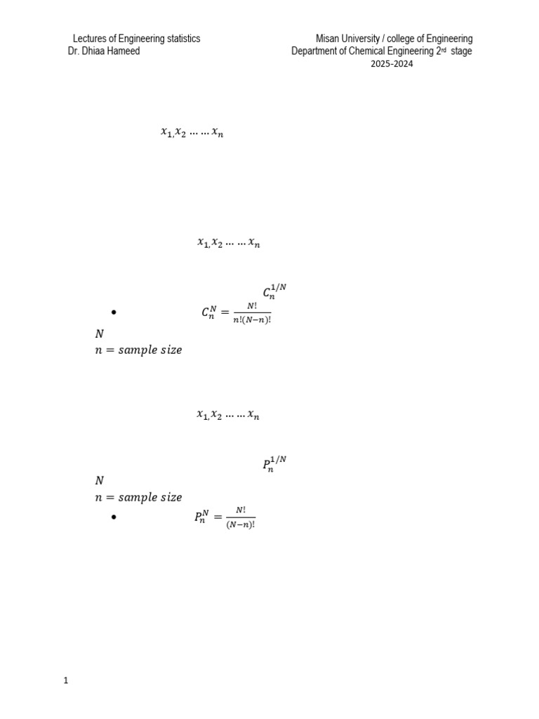 Simple Random Sampling in Statistics | PDF | Probability Distribution ...