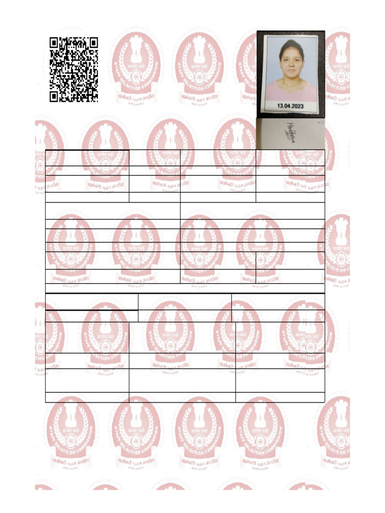 ApplicationFormDraftPrintForAll SSC MANSI | PDF