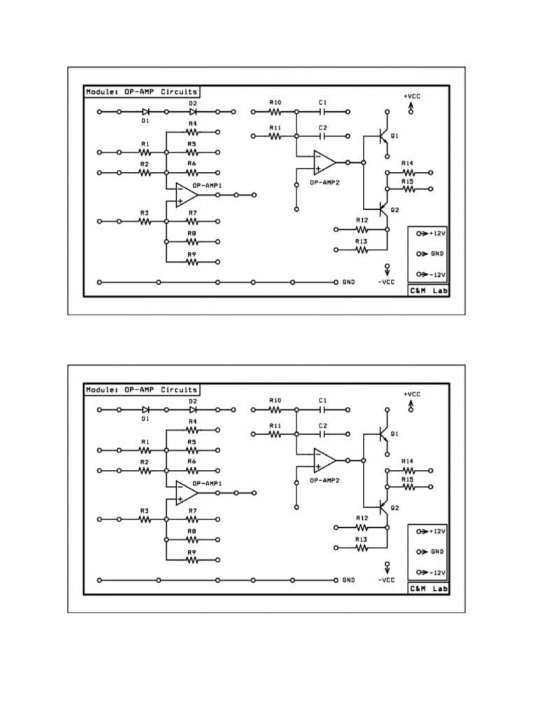 Module Opamp TN MĐT | PDF