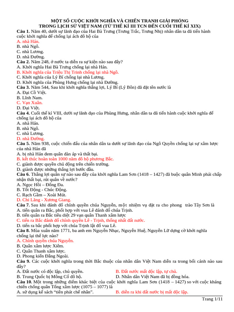 ĐA-Sử-11-HK2 | PDF