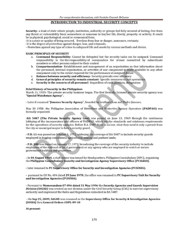 LEA3 Introduction To Industrial Security Concept | PDF