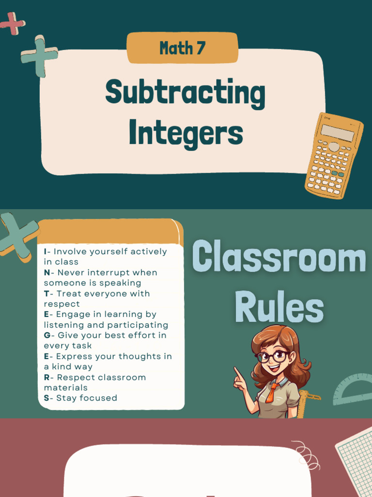 Subtracting Integers: A Comprehensive Guide | PDF