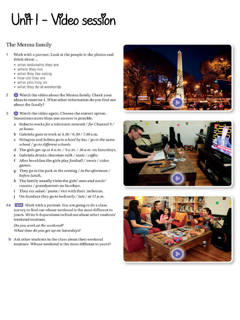 Video Session - The Menna Family | PDF