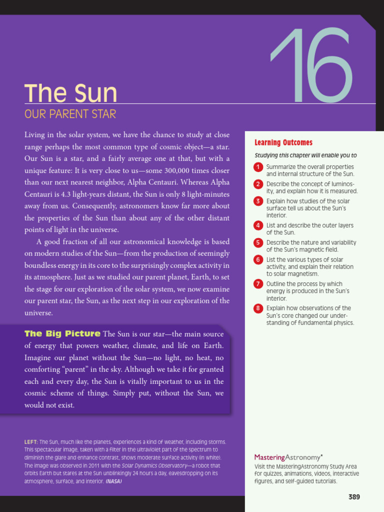 16 The Sun | PDF | Sun | Stars