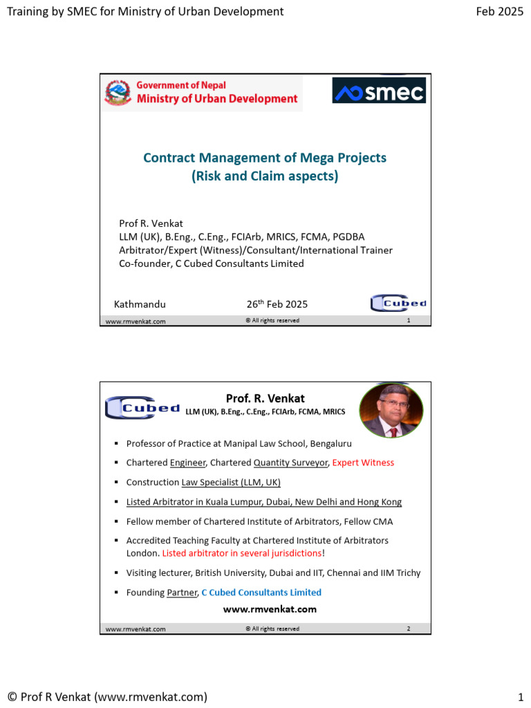 Risk Management - HO by Venkat R | PDF | Risk | Risk Management