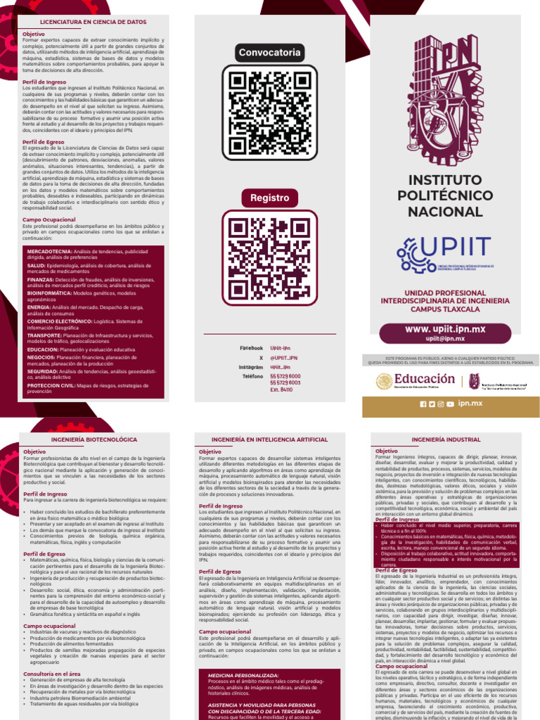 Triptico Ipn 2025 | PDF