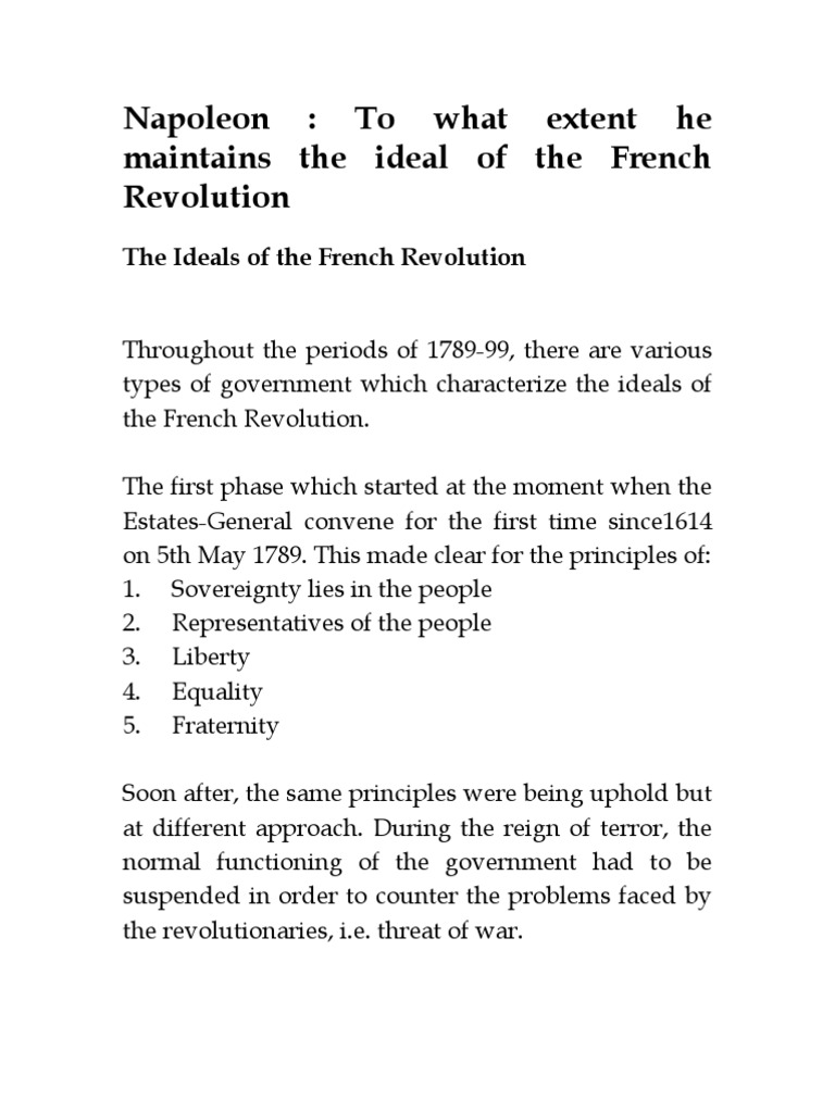 Napoleon | PDF | French Revolution | Napoleon