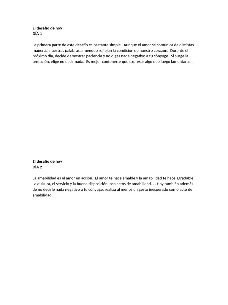 16 Días para Fortalecer el Amor Matrimonial | PDF | Amor | Oración