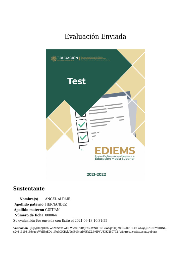Evaluacion MZ M1 NTIw | PDF