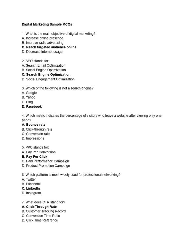 Digital Marketing Sample | PDF | Digital Marketing | Search Engine ...