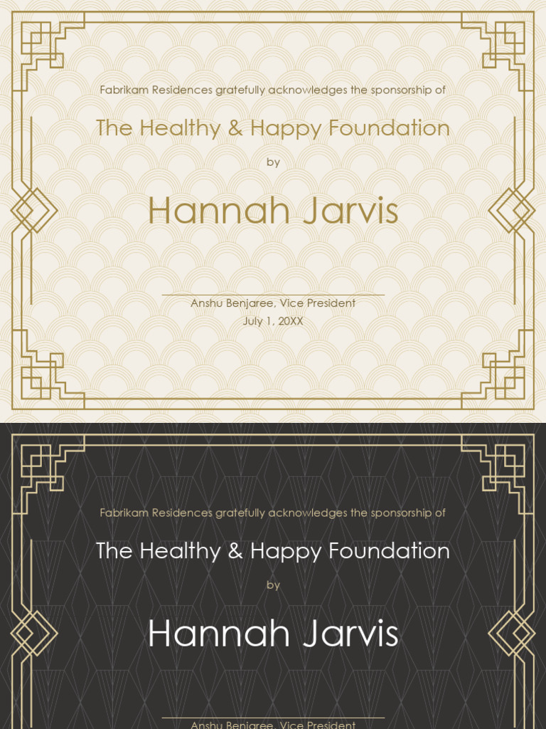 Fabrikam Residences Thanks Sponsors | PDF