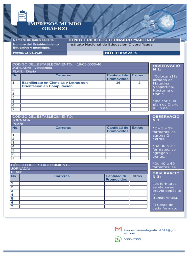 Formulario IMG 2024 | PDF