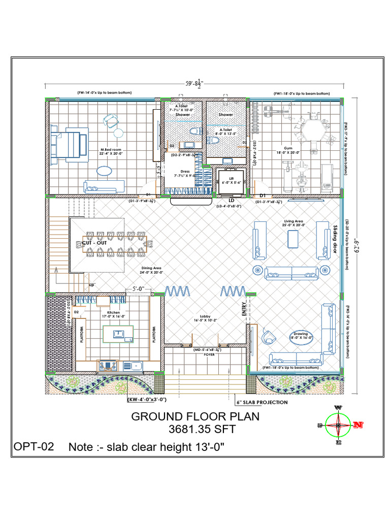 MP S REVISED RESIDENCES DUPLEX VILLA ELURU CAD FILE | PDF