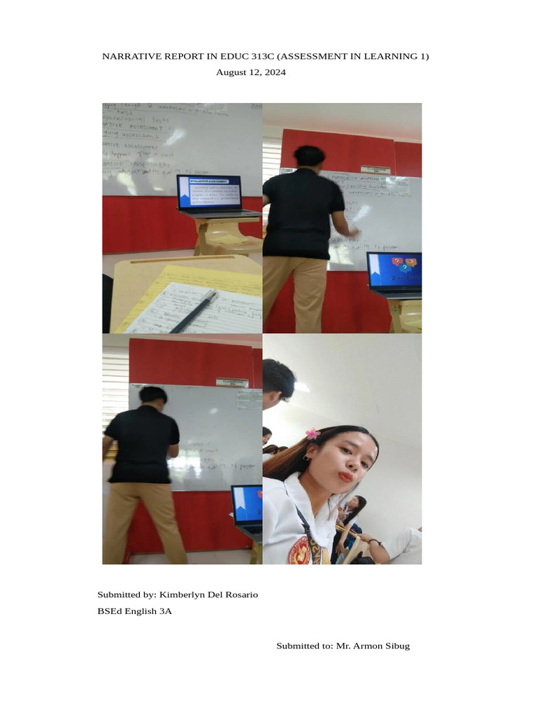 Narrative Report in Educ 313c | PDF