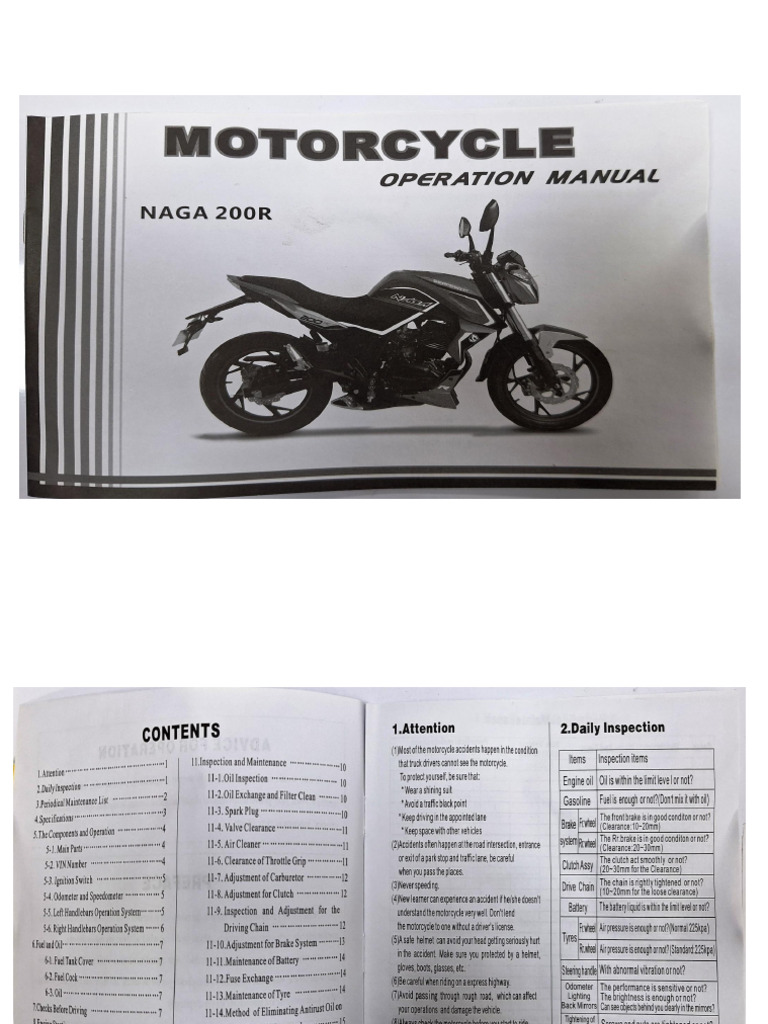 Manual de Usuario Serpento Naga 200r 2025 | PDF