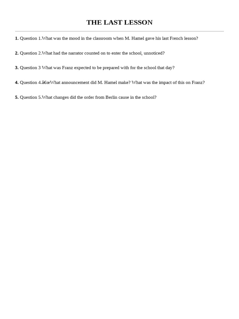 3.1last Lesson Very Short 1 | PDF | Linguistics