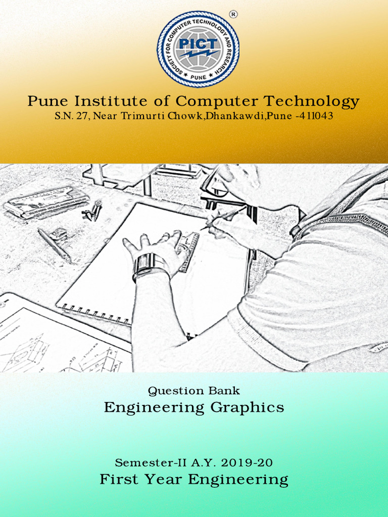 Engineering Graphics Question Bank Final - 07-02-2020 | PDF | Ellipse ...