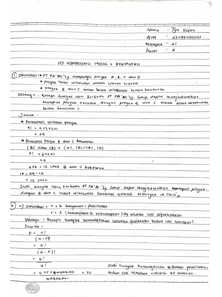 Uk - M2 - Tya Susila - 23-025 | PDF