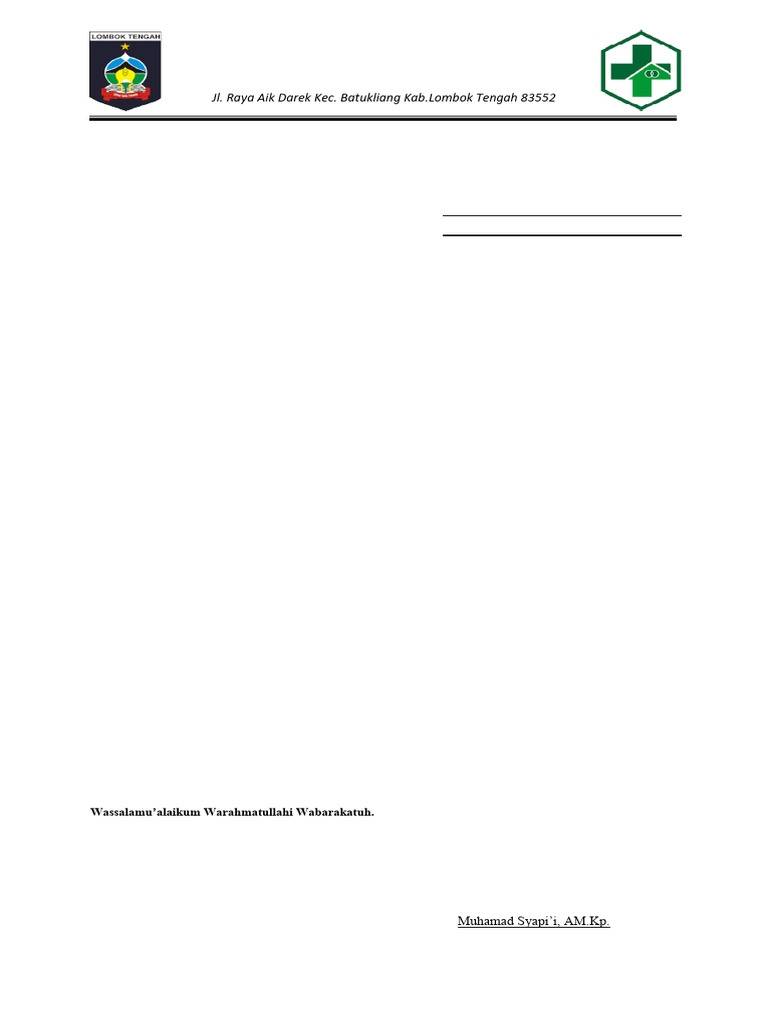 Surat Himbauan DBD PSN 2 | PDF