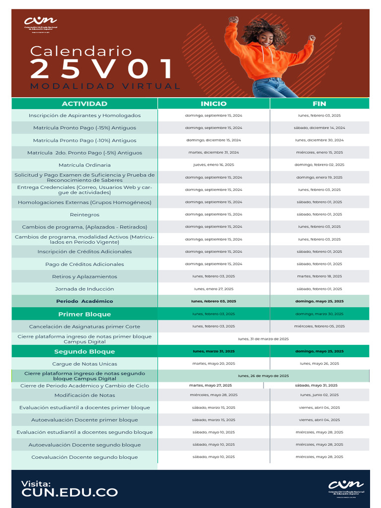 Calendarios Virtuales 25v01 25v06 | PDF
