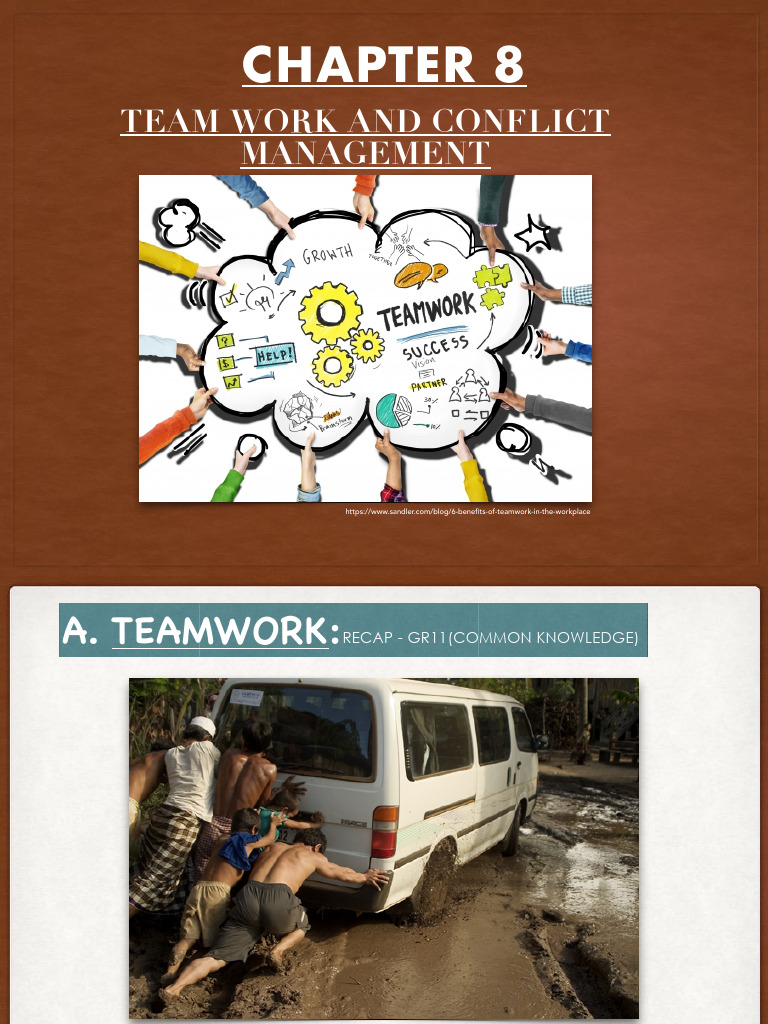 Gr11 Ch8 Teamwork and Conflict Management Gr12 | PDF | Employment ...