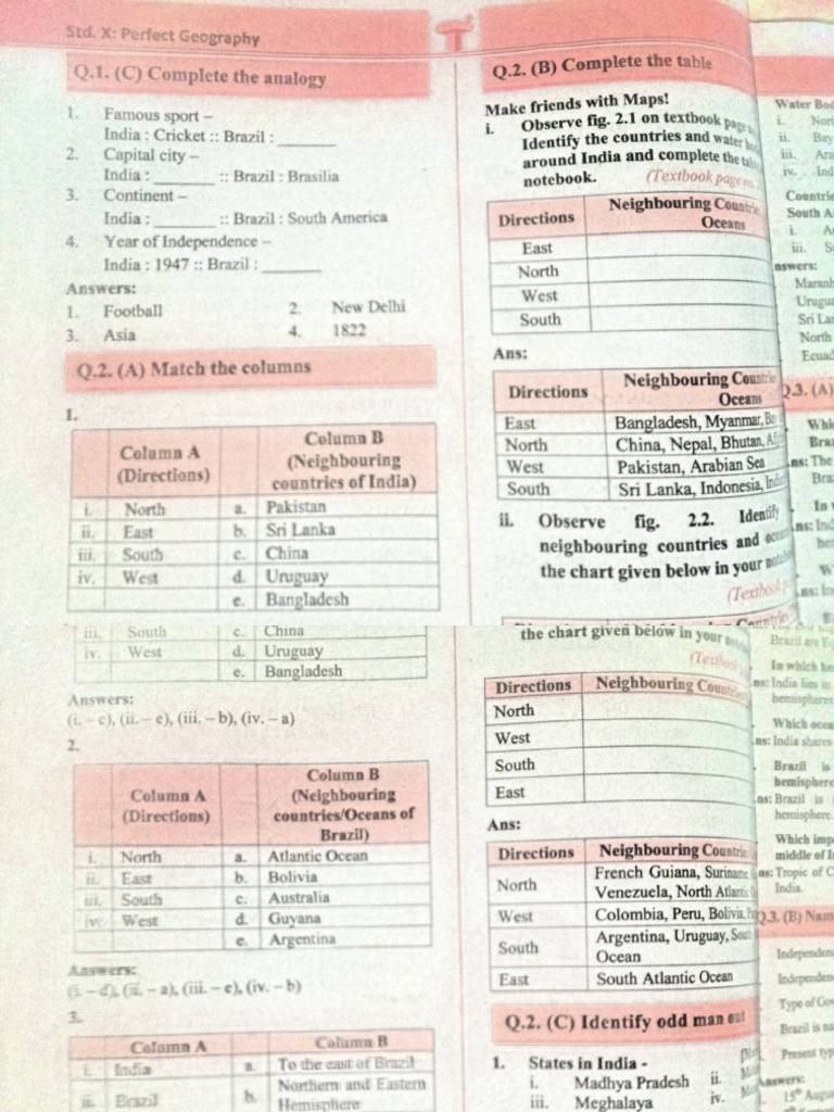 Class 10th Geography Chapter 2 Location and Extinct | PDF
