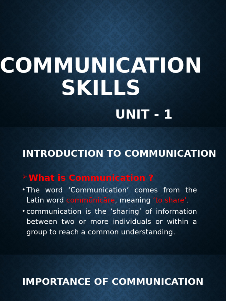 Essential Communication Skills Overview | PDF | Communication | Feeling