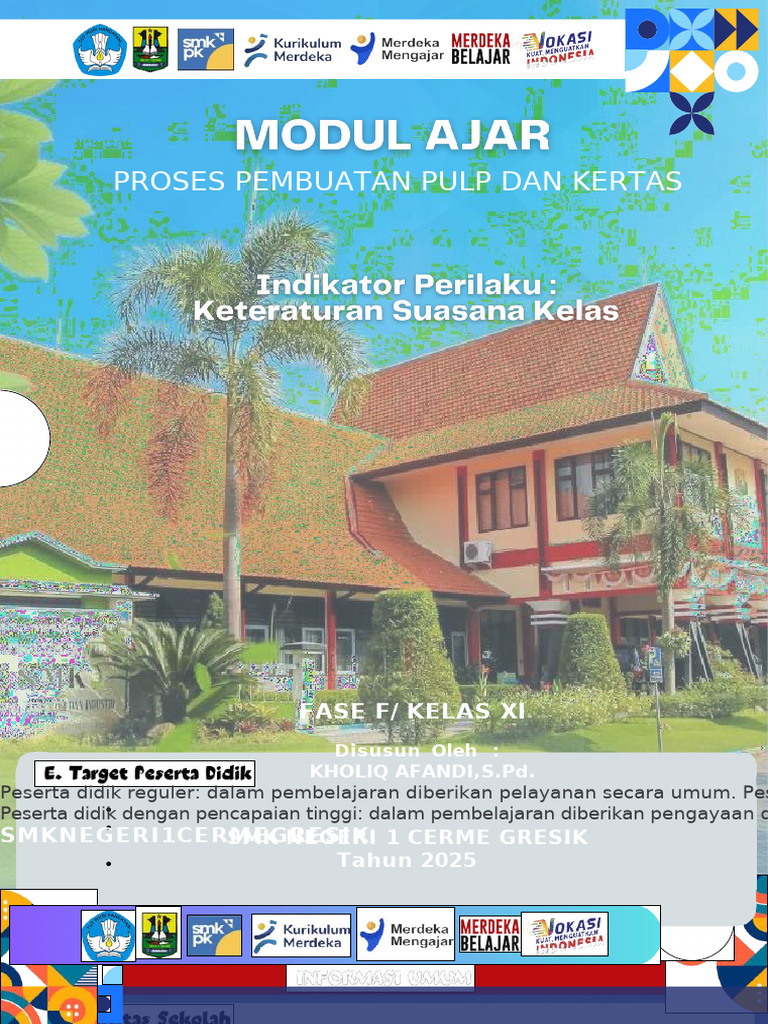Proses Pembelajaran Pulp dan Kertas | PDF