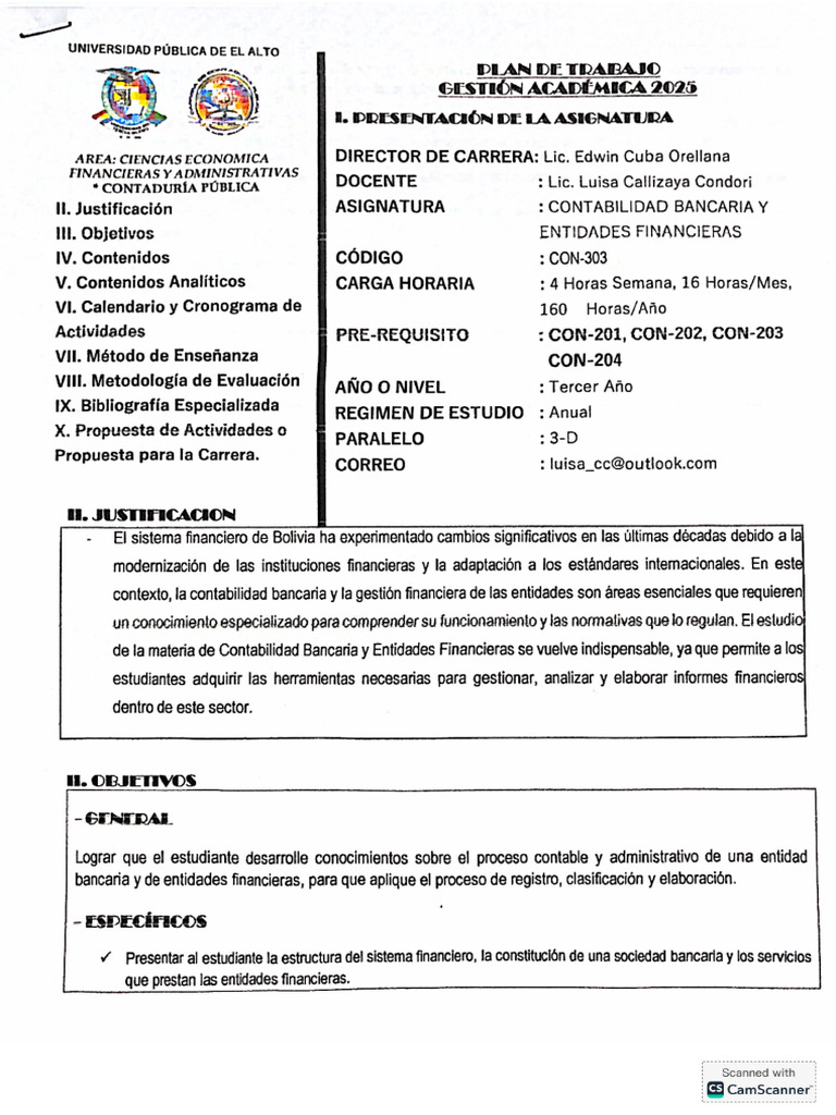 P.T. Contab. Bancaria y Entidades Financ | PDF