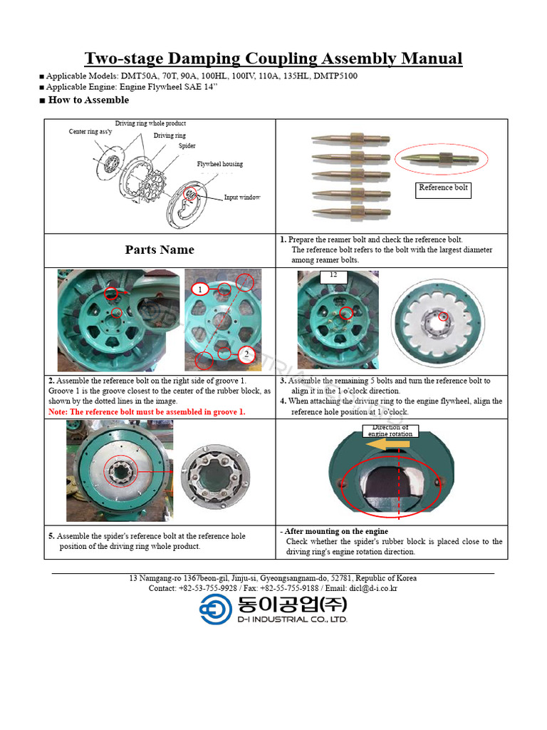 -MANUAL-Two-stage Damping Coupling Assembly Manual | PDF | Mechanical ...