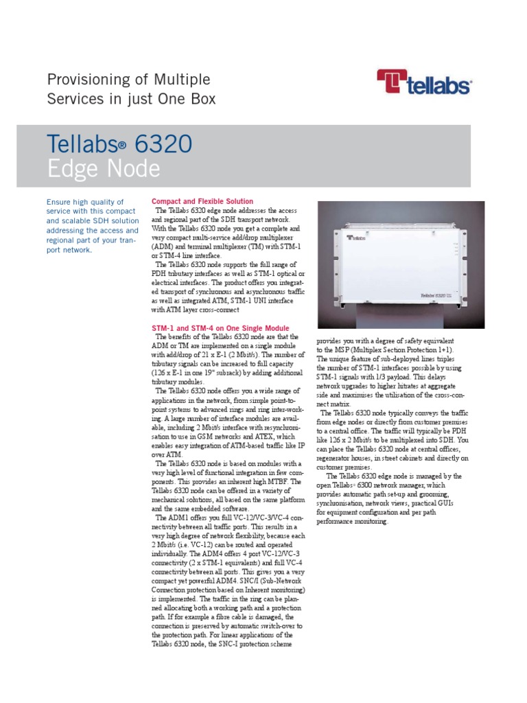 Tell Abs 6320 Datasheet | PDF | Asynchronous Transfer Mode | Networking ...