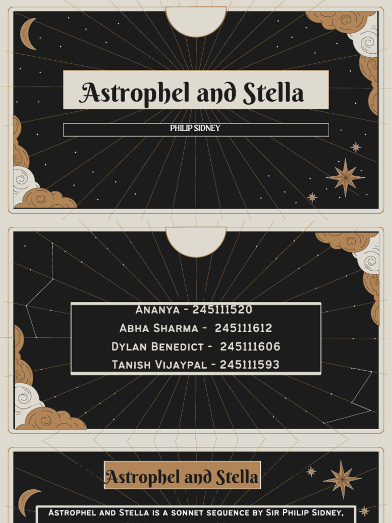 Astrophel and Stella Presentation | PDF | Sonnets | Poetry
