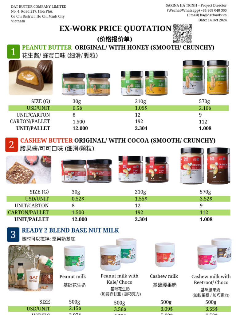 Price Quotation en CN Compressed | PDF | Edible Plants | Non Timber Forest Products