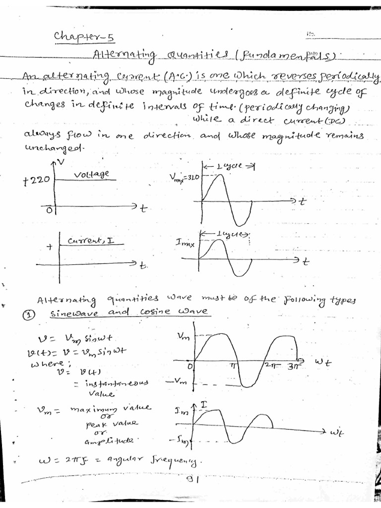 basic ele chap 5 note pdf | PDF
