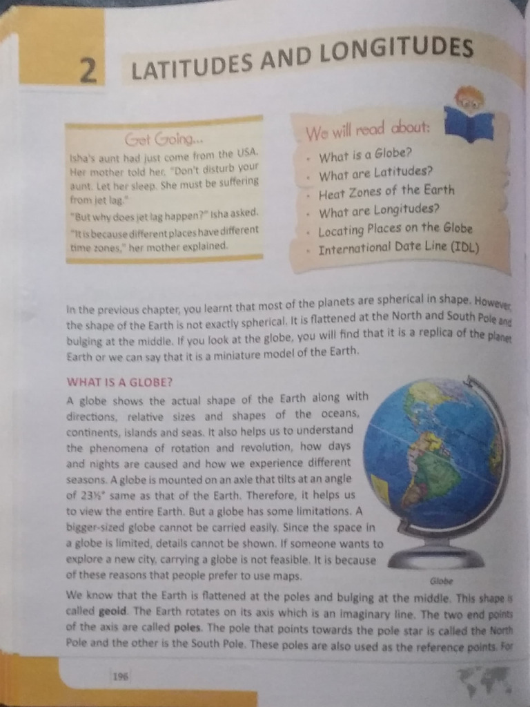 Ch-2-Longitudes and Latitudes | PDF | Latitude | Equator