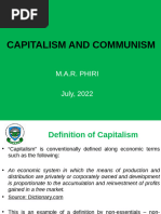 Comparing Economic Systems | PDF | Capitalism | Socialism