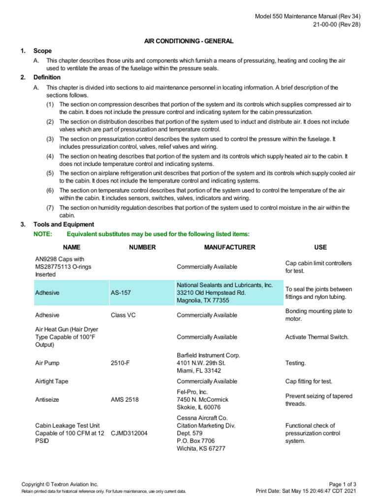 Chapter 21 Air Conditioning | PDF | Valve | Duct (Flow)