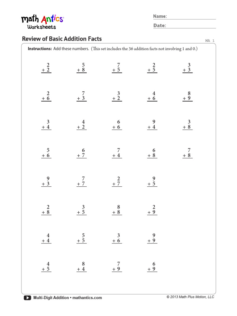 Worksheets MultiDigitAddition | PDF