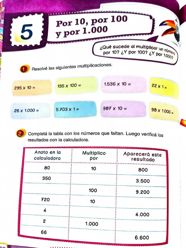 Cuadernillo de Multiplicación y División | PDF