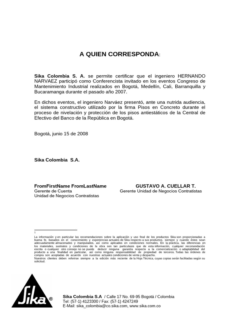 Certificacion Hernando Narvaez | PDF