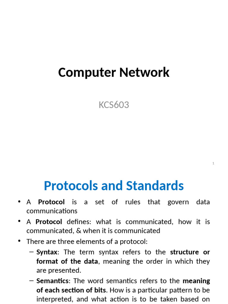 CN - KCS603 - Unit - 1 - 2 (OSI TCP) | PDF | Asynchronous Transfer Mode | Osi Model